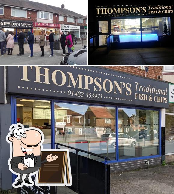 THOMPSON'S Traditional Fish & Chips, Кингстон-апон-Халл - Меню, цены и ...